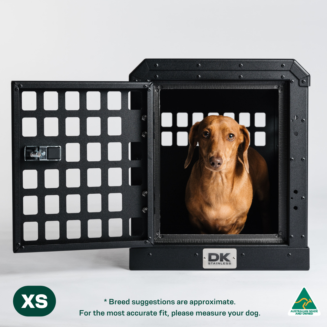 Single Bay Dog Crate – DK Stainless